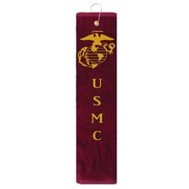 EGA USMC Marine Corps Eagle Globe Anchor Tri-fold Golf Towel With ...