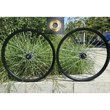 DONSP1986 29"/700C Alum Mag Wheels Set Rims 100x135MM &Flywheel ...