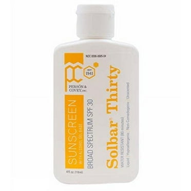 Solbar PF Broad-Spectrum UV Protection Sunscreen Liquid, SPF 30, 4 Oz ...