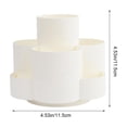 7 Compartment 360 Degree Rotating Desktop Pen Holder, Large Capacity ...