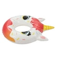 Bluescape Unicorn Donut Inflatable Swim Tube, Durable Pool Float for ...