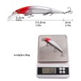 5pcs Plastic Fishing Baits Minnow Fishing Lure Artificial Hard Baits ...