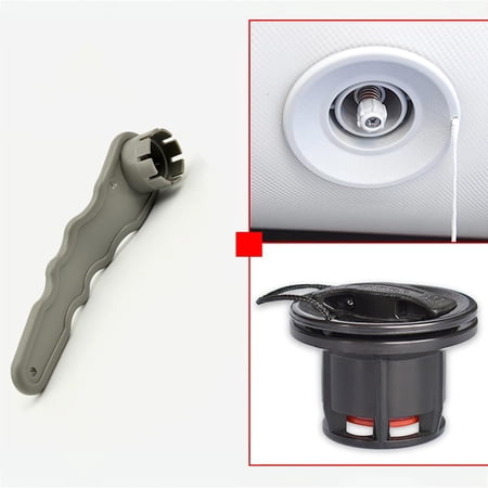 Inflatable Boat Canoe Repair Tool Grey 8 Section Air Valve Wrench ...