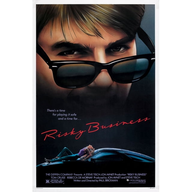 Risky Business Movie poster 12x16 Print on Metal Sign 12in x 16in ...