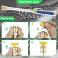 AEVXKHI 2 Sets Jet Nozzle Power Washer, High Pressure Power Washer Wand ...