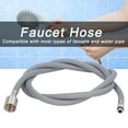 BIMZUC 1.5m PVC Pull‑Out Faucet Hose – 360° Rotating Head, G1/2” Fit ...