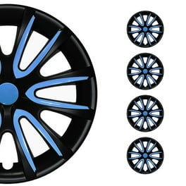 Set of 4 16 5 Spoke Wheel Covers for 16 19 Honda Civic LX Chrome Silver Black Walmart