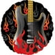 Guitar Rock On Rock Star Birthday Balloon Bouquet Decorations - Walmart.com