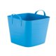 Life Story 25 Liter 6.6 Gallon Durable Plastic Storage Tote, Blue (12 ...