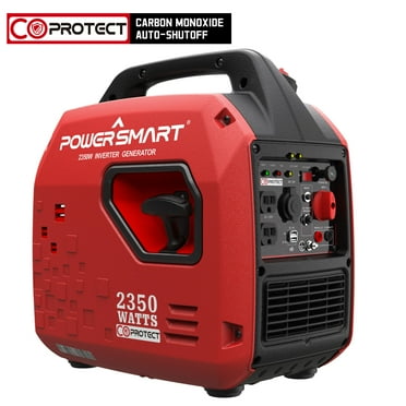 Pulsar 4000-Watt Super Quiet Gas Powered Inverter Generator with CO ...