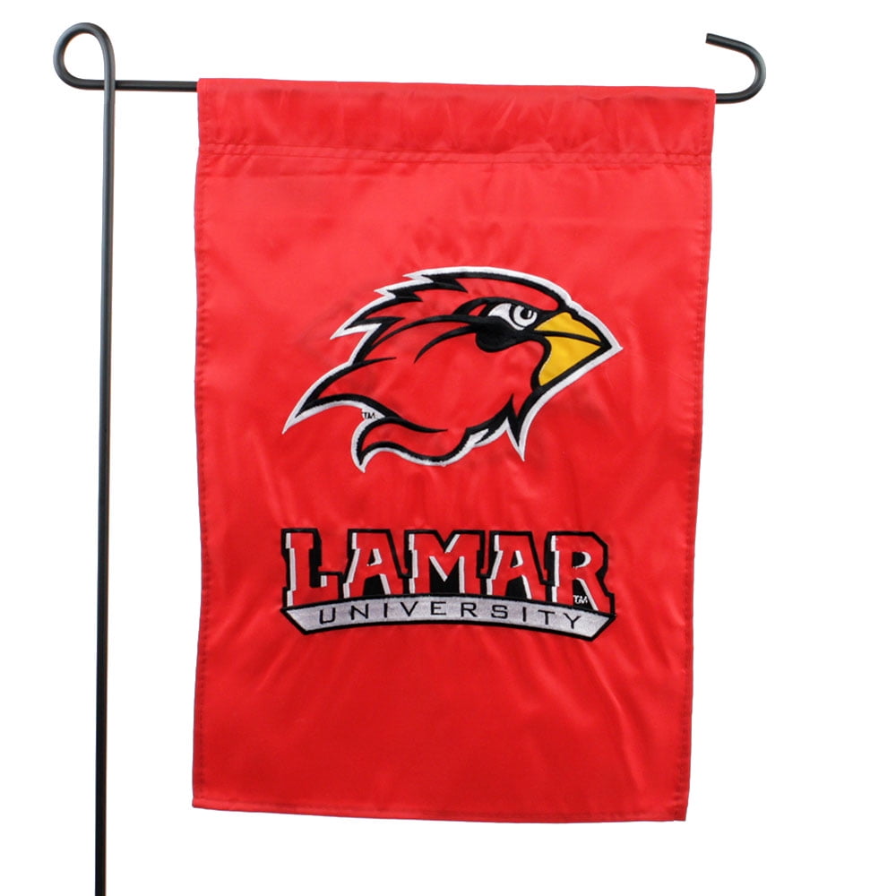 Lamar University Cardinals Applique Logo Garden Flag - Walmart.com