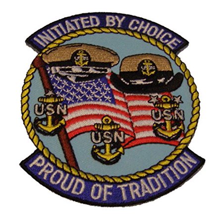 NAVY CHIEF INITIATED BY CHOICE PATCH - Color - Veteran Owned Business ...