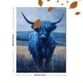 Blue Bell Flowers Night Sky Canvas Print Wall Art for Living Room ...