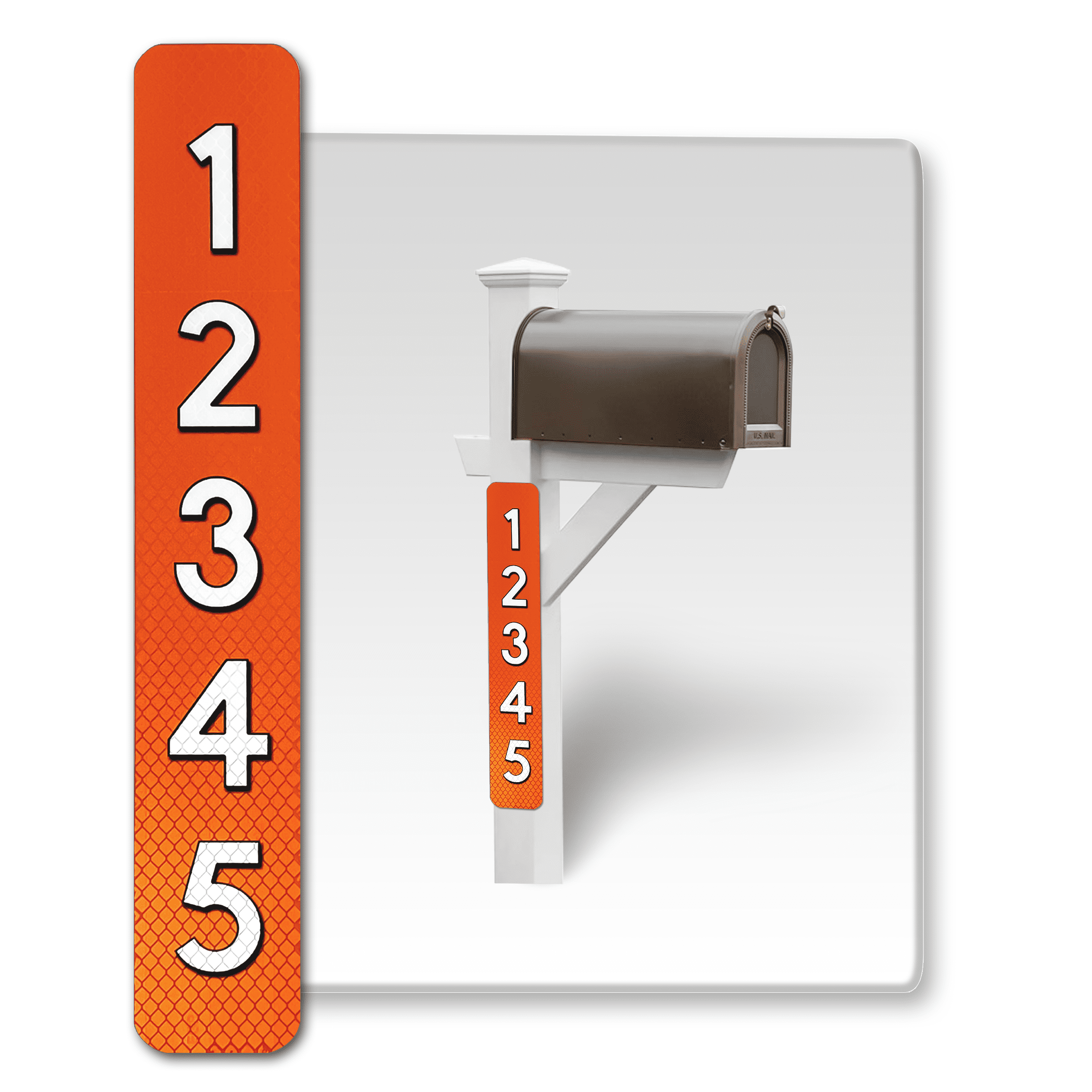 Customized Mailbox Address Numbers Stickers for Outside, 911 Emergency ...