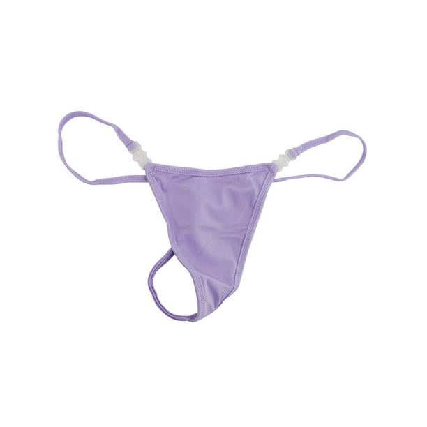 Flirtzy Mini Micro Stretchy Y Back G-String Thong with Breakaway Clasps ...