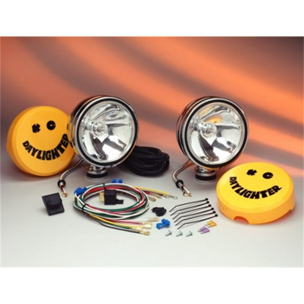 KC HiLiTES 237 Daylighter Chrome Vehicle Halogen Pair Spot Beam Light ...