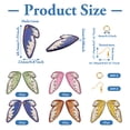 DIY Butterfly Wing Earring Making Kit Including Epoxy Resin Pendants ...