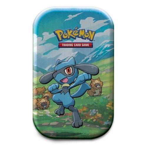 Pokemon Sinnoh Stars Mini Tin - LUCARIO & BIDOOF (2 Packs, 1 metallic ...