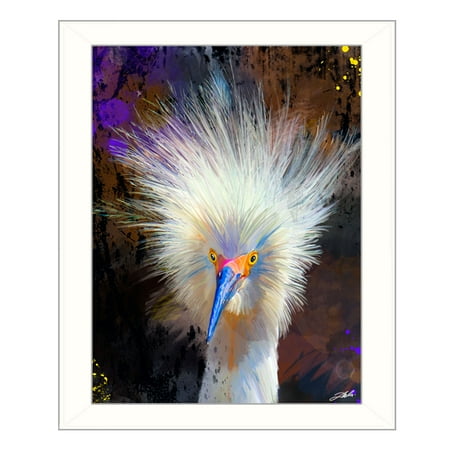 "Egret Face" By Tim Dardis, Printed Wall Art, Ready To Hang Framed ...