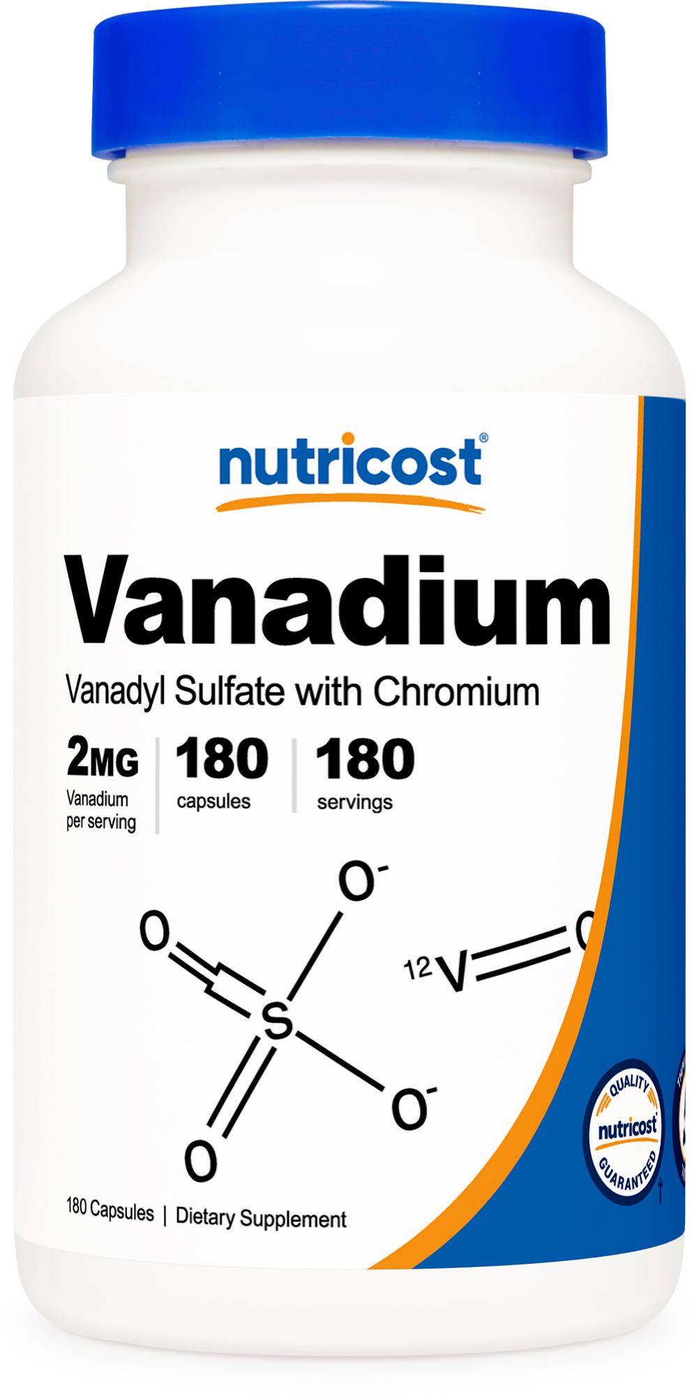 Nutricost Vanadium With Chromium Supplement 2mg 180 Vegetarian Capsules ...