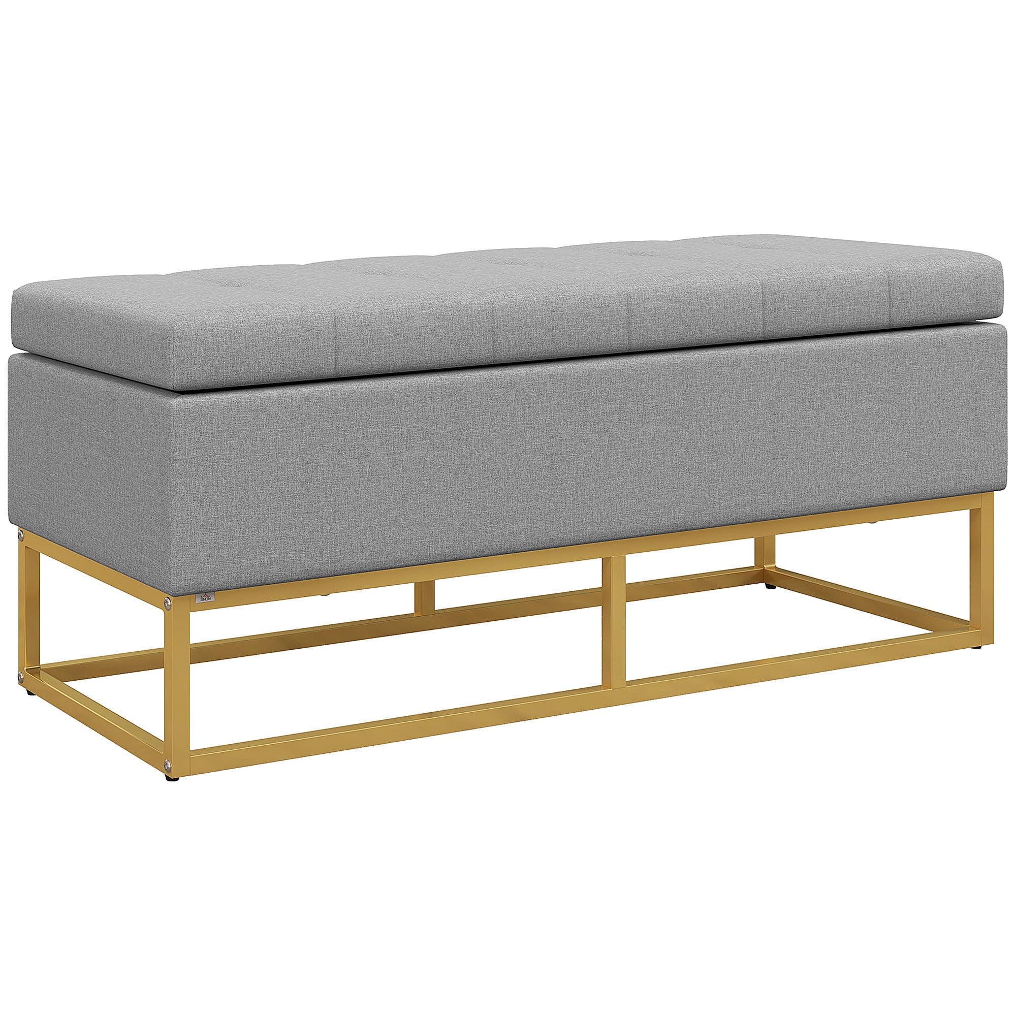 Click here for Homcom Storage Ottoman With Flip Top  Upholstered... prices
