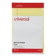 Universal Perforated Ruled Writing Pad, 5 x 8, Canary, 50 Sheets, Dozen ...