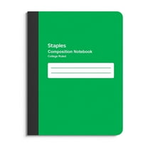 Staples Composition Notebook 7.5" x 9.75" Graph Ruled 80 Sheets Blue ...