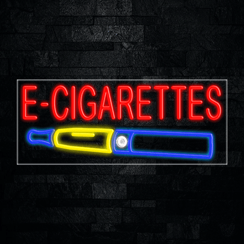E Cigarettes-LED Neon Sign 30"L x 12"H #31385 - Walmart.com