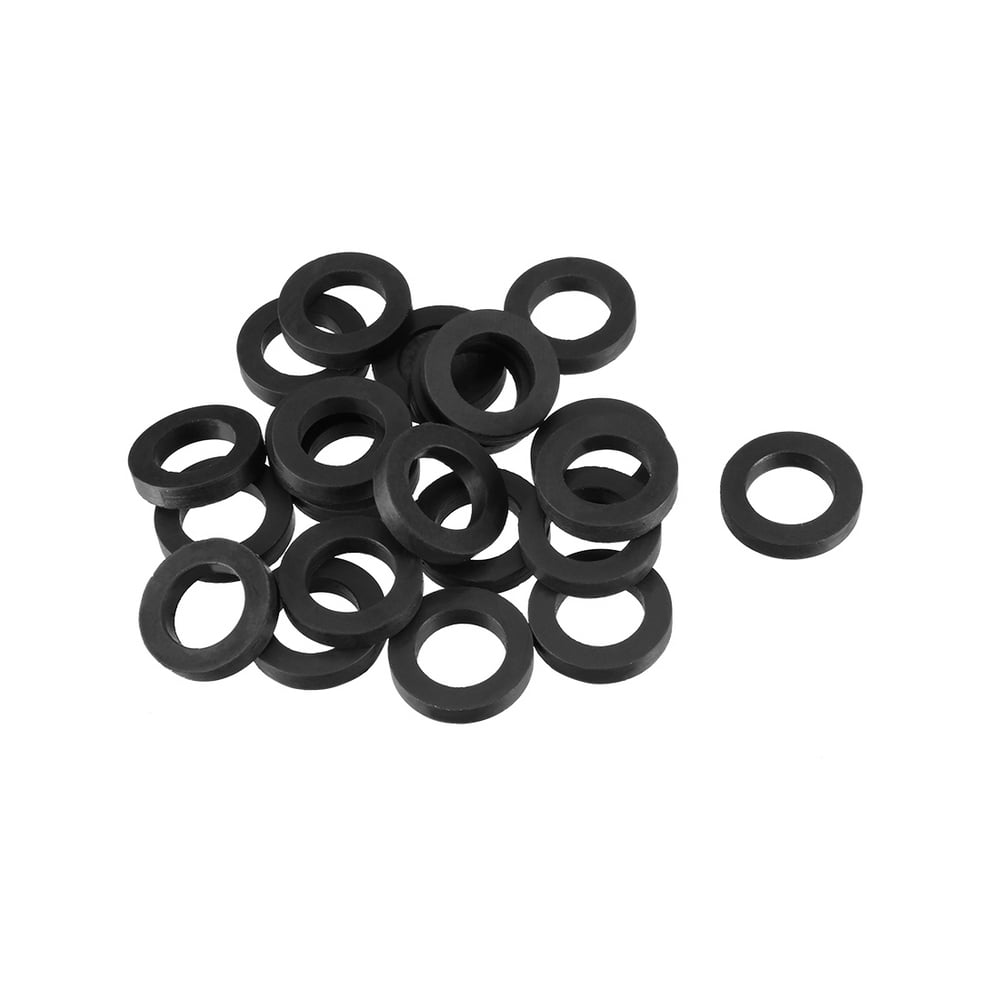 16mm OD O-Ring Hose Gasket Flat Rubber Washer Lot for Faucet Grommet ...
