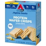 Atkins Snack, Protein Crisp Wafer, Lemon Creme, 10g Protein Dessert ...