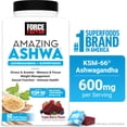 (3 pack) Force Factor Amazing Ashwa with KSM-66 Ashwagandha & L ...