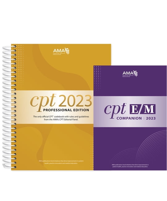 CPT Professional 2023 and E/M Companion 2023 Bundle (Other) - Walmart.com