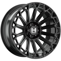 24x14 Hostile H113 Rage Blade Cut (Blk Milled) Wheel 6x5.5 (-76mm ...