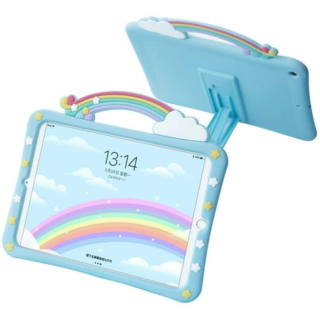 Multicolor Rainbow Bridge Cute Cartoon Case for iPad, Soft Shockproof ...