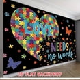 Autism Awareness Love Puzzle Backdrop, Suitable For Charity Event ...
