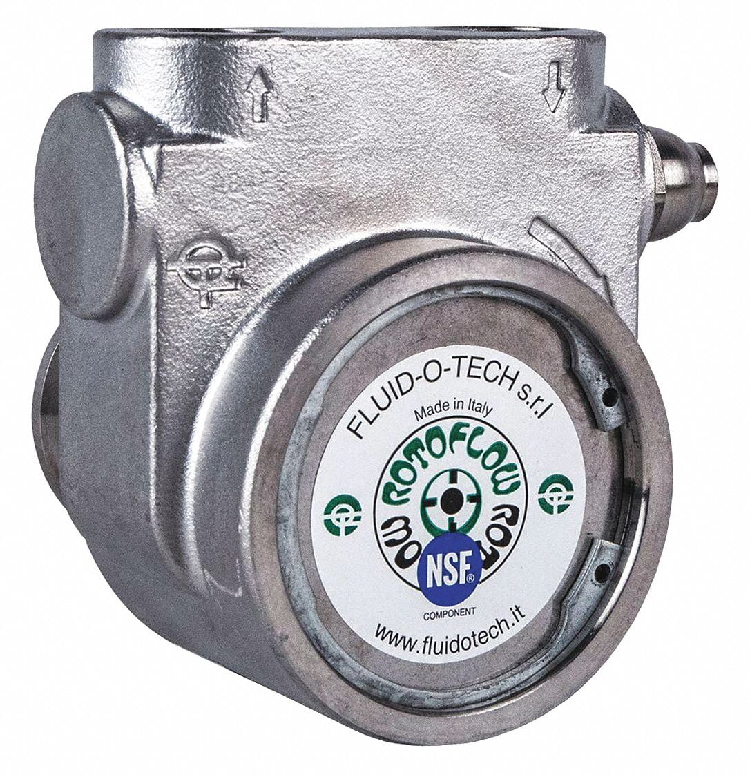 Fluid-O-Tech Pump,3/8" NPTF,144 Max. GPH,SS,Bypass PA 411 - Walmart.com