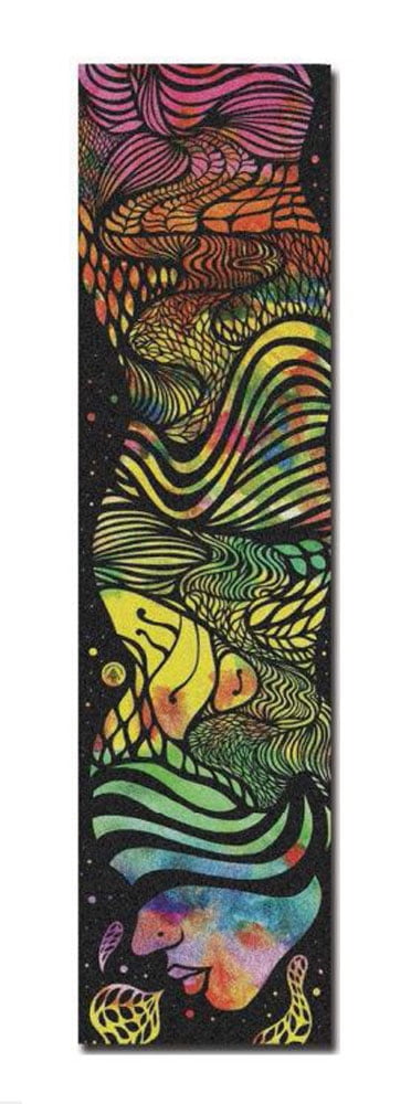 LUCKY SCOOTER DECK GRIP Evo Art Grip Tape Black Griptape - Walmart.com