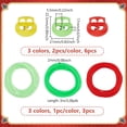 3M Hollow Pipe PVC Tubular Rubber Cord with Plastic Cord Locks Mixed ...