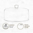 Galashield Elegant Glass Cake Dome, Crystal Clear Handmade Lid for ...
