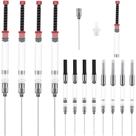 12 Pieces Ink Syringes Fountain Pen Spring Ink Auxiliary Absorbor ...