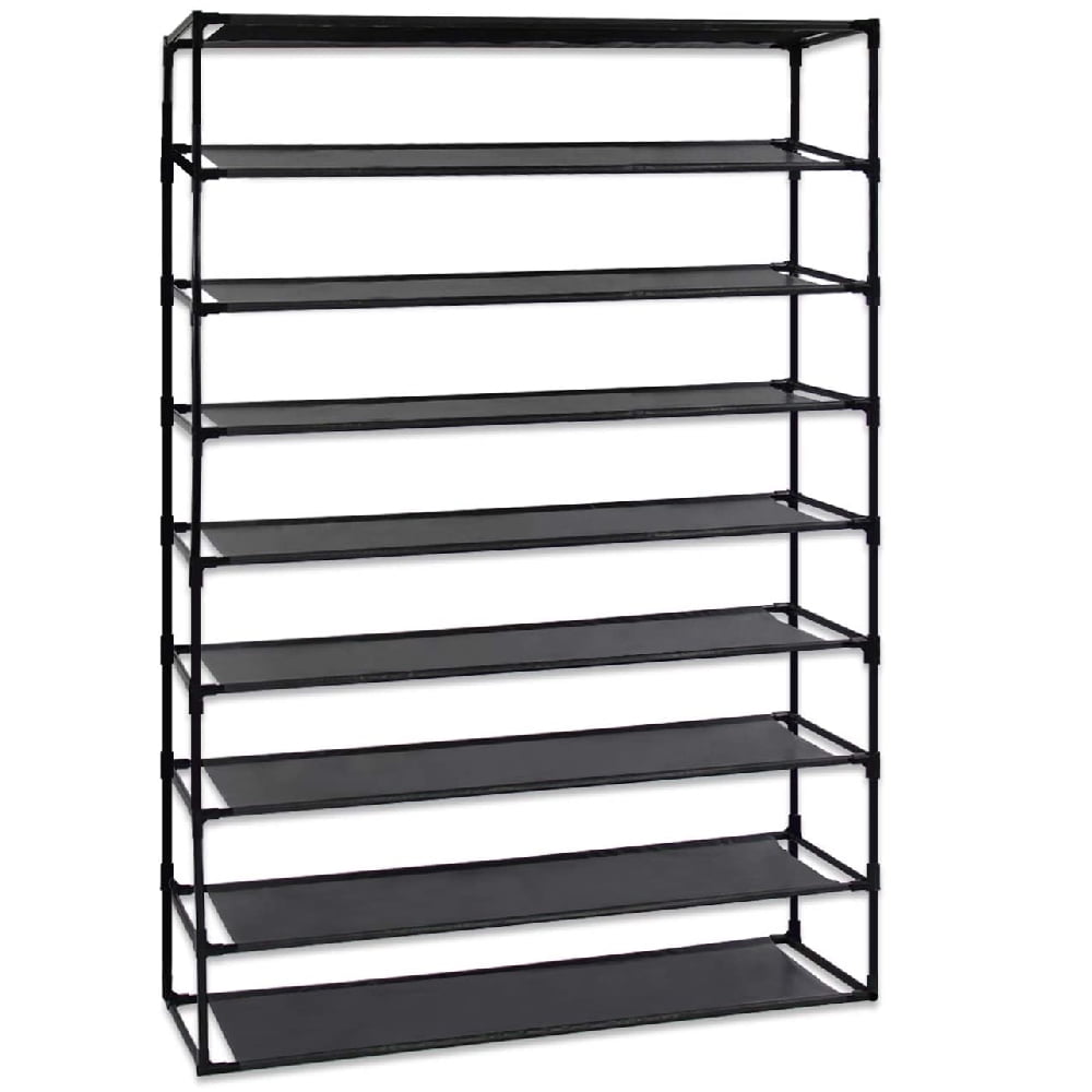 Simple Assembly 9 Tier Shoe Rack Detachable Non-Woven Waterproof Fabric ...
