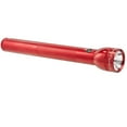 Maglite Large 4 D Batteries Heavy Duty Incandescent Flashlight, Red ...