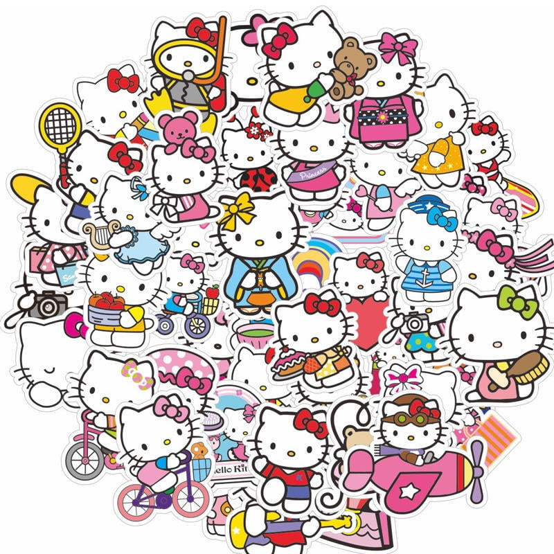 Pegatina promocional Spree Cute Hello Kitty Sticker Calcomanías para ...