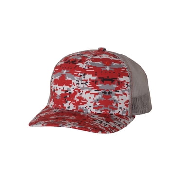 Richardson - Printed Trucker Cap - 112P - Navy Digital Camo/ Charcoal ...
