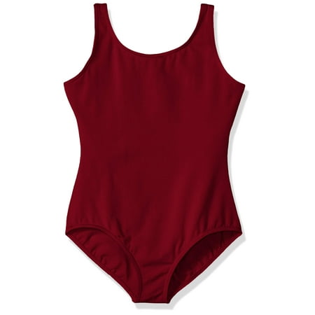 Capezio Big Girls High Neck Tank Leotard (CC201C) -Burgundy -T ...
