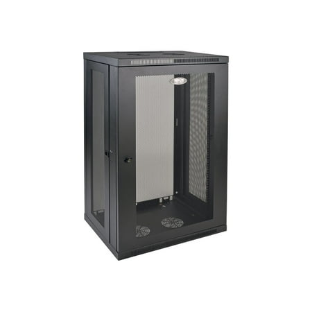 Tripp Lite 21U Wall Mount Rack Enclosure Server Cabinet w/ Door and ...