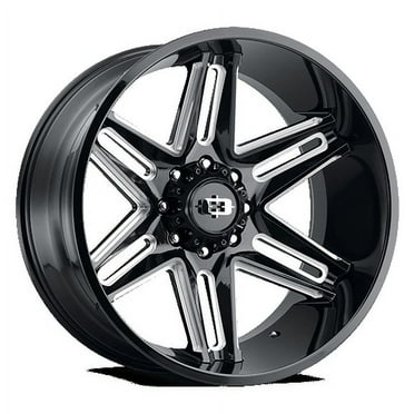 Vision Legend 6 20x9 6x139.7 20et Gunmetal Machined Lip Wheel - Walmart.com