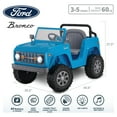 Classic Ford Bronco, 6-Volt Ride-On Toy by Kid Trax, ages 3 to 5, blue ...