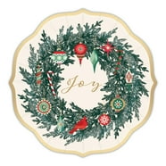 Creative Converting 8-Count Vintage Christmas Dinner Plate - Walmart.com