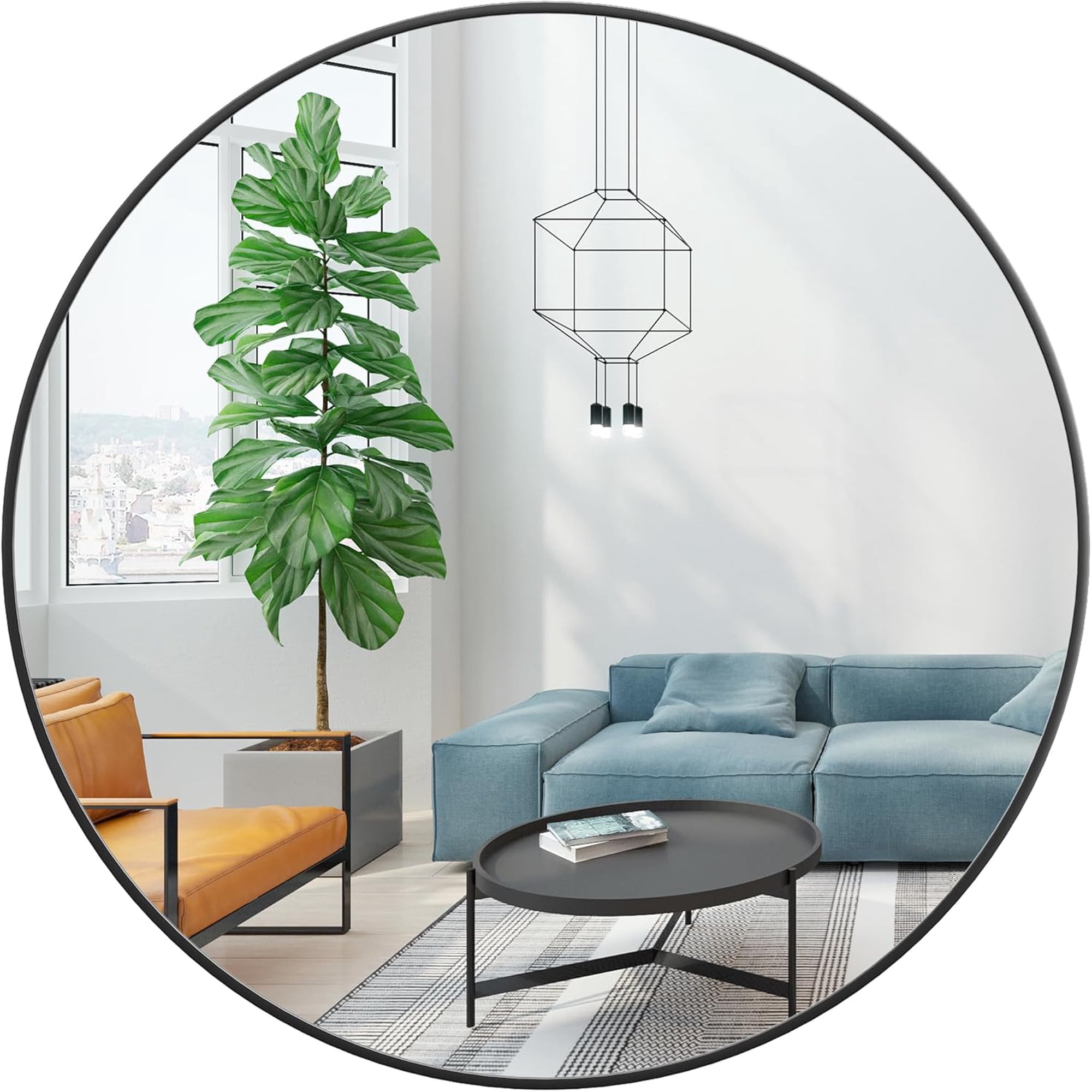 Click here for Eastvita 20-Inch Black Round Metal - Framed Hd Eco... prices